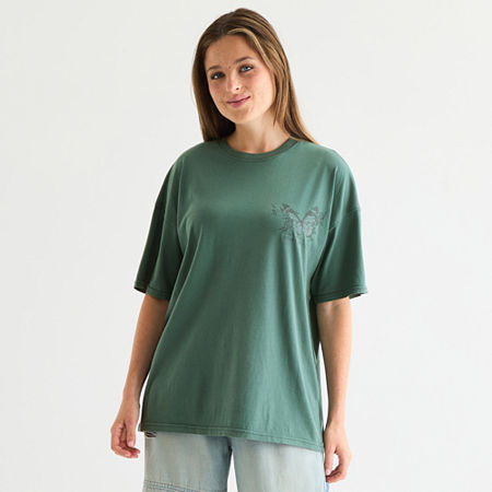 Click here for Arizona Womens Crew Neck Short Sleeve Oversized Ju... prices