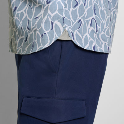 Van Heusen Everyday Defense Stain Shield Mens Short Sleeve Slim Fit ...