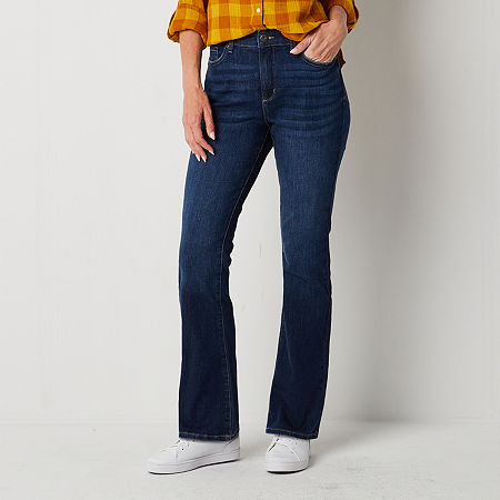 Click here for St. Johns Bay Womens Mid Rise Bootcut Jean  6 Peti... prices