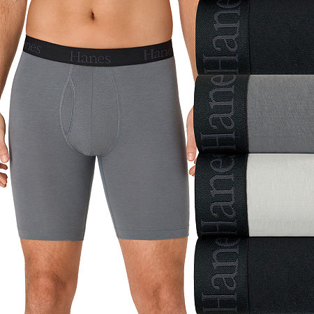 Click here for Hanes Mens 4 Pack Support Pouch Boxer Briefs Ufsll... prices