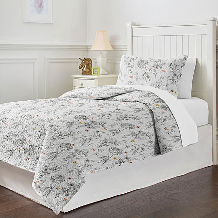 Click here for Pointehaven Percale Printed Scroll Design Reversib... prices