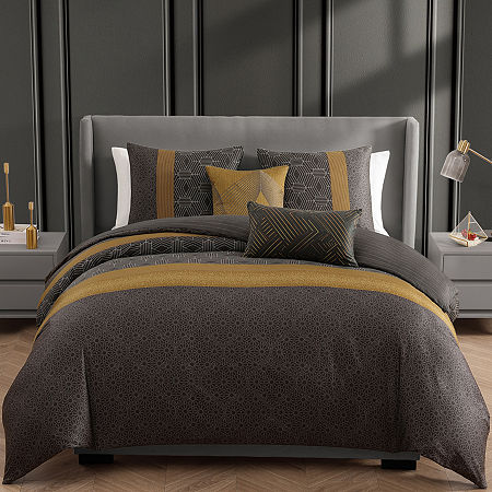 Click here for Bebejan Golden Hex 5-pc. Reversible Comforter Set... prices