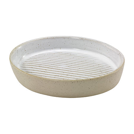 Click here for Avanti Drift Lines Textured Ribbed Ceramic Soap Di... prices