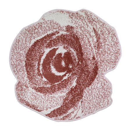 Avanti Spring Garden Peony Shaped Cotton Bath Rug  20 x 30 - Multi