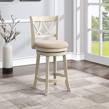 Click here for Counter Height Upholstered Swivel Bar Stool  One S... prices