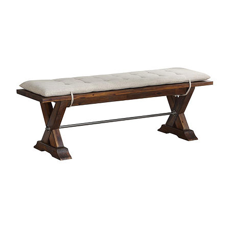 Click here for Fresno Removable Cushions Bench  One Size  Brown prices