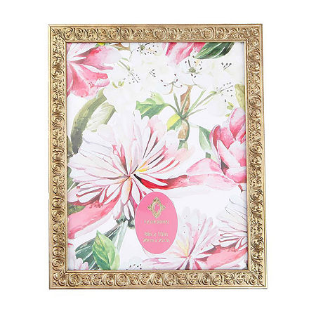 Click here for Concepts In Time 8 X 10 Gold Flower Beveled Resin... prices