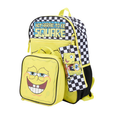 Licensed Spongebob 5 Piece Backpack Set, Color: Yellow - JCPenney