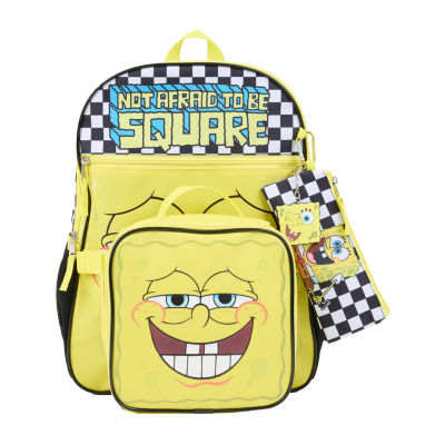 Licensed Spongebob 5 Piece Backpack Set, Color: Yellow - JCPenney