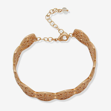 Click here for a.n.a Gold Tone Womens Cuff Bracelet  One Size  Ye... prices