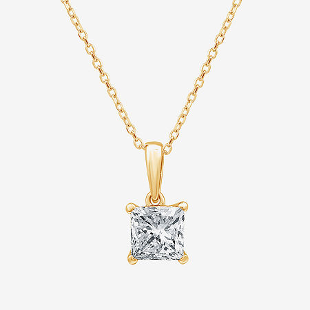 Click here for Womens 1 CT. Lab Grown White Diamond 10K Gold 18 I... prices