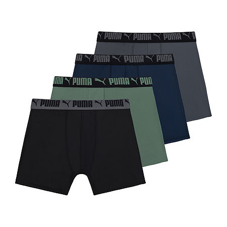 Click here for PUMA Active Stretch Mens 4 Pack Boxer Briefs Psp25... prices
