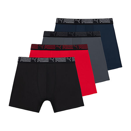 Click here for PUMA Active Stretch Mens 4 Pack Boxer Briefs Psp25... prices