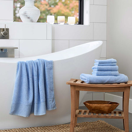 Click here for Bedvoyage 6-pc. Bath Towel Set  One Size  Blue prices