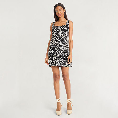 Click here for Clover And Sloane Womens Sleeveless Floral Shift D... prices