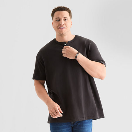 Click here for Arizona Mens Big and Tall Short Sleeve Henley  3x-... prices