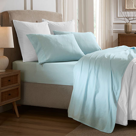 Click here for SUPERIOR Carmen Pre-Washed Sheet Set  One Size  Bl... prices