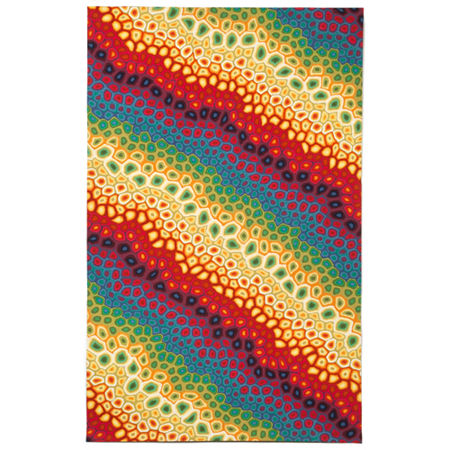 Liora Manne Visions Iv Pop Swirl 36 x 56 Outdoor Area Rug - Multi