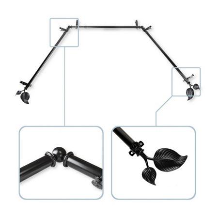 Click here for Rod Desyne Ivy Bay Window Rod  One Size  Black prices