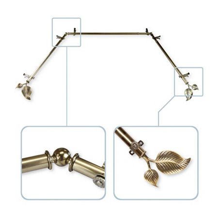 Click here for Rod Desyne Ivy Bay Window Rod  One Size  Brown prices