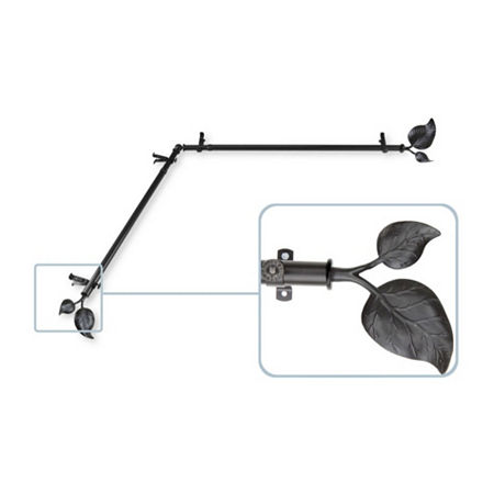 Click here for Rod Desyne Ivy Corner 13/16 IN Adjustable Curtain... prices