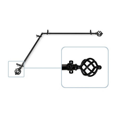 Click here for Rod Desyne Twist Corner 13/16 IN Adjustable Curtai... prices