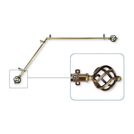Click here for Rod Desyne Twist Corner 13/16 IN Adjustable Curtai... prices