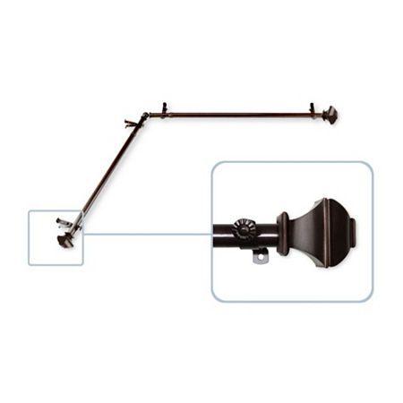 Click here for Rod Desyne Marion Corner 13/16 IN Adjustable Curta... prices