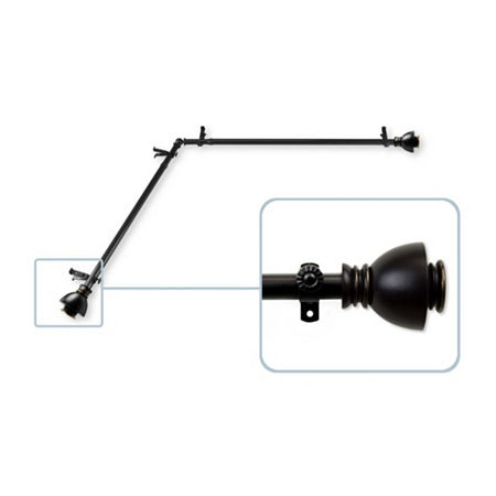Click here for Rod Desyne Alma Corner 13/16 IN Adjustable Curtain... prices