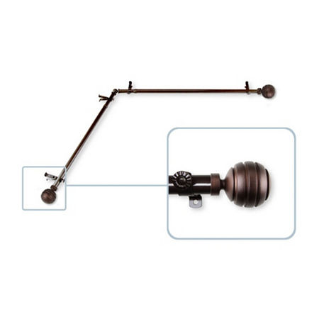 Click here for Rod Desyne Poise Corner 13/16 IN Adjustable Curtai... prices