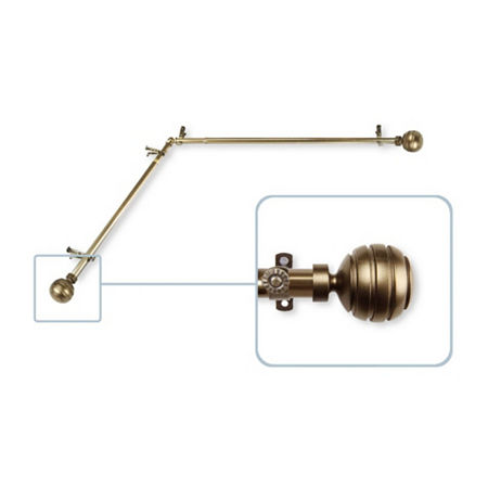 Click here for Rod Desyne Poise Corner 13/16 IN Adjustable Curtai... prices