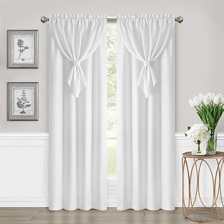 Click here for Achim Allegra Rod Pocket Light-Filtering Single Cu... prices