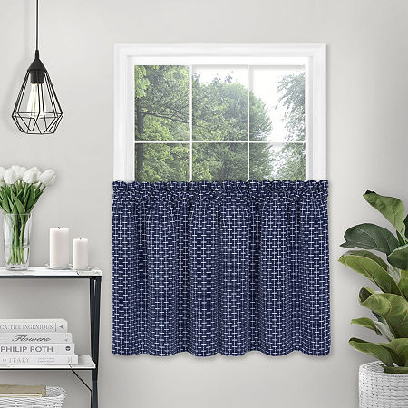 Click here for Achim Bedford 2-pc. Rod Pocket Window Tier  One Si... prices
