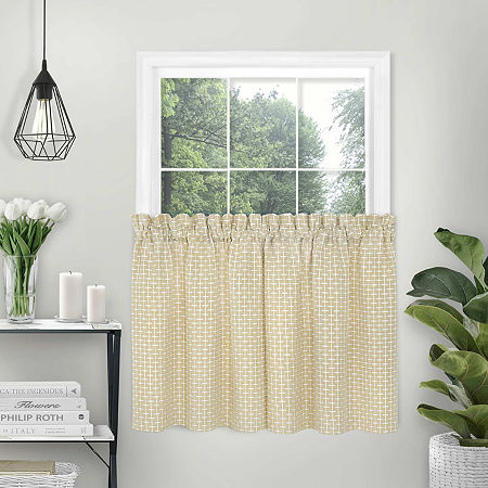 Click here for Achim Bedford 2-pc. Rod Pocket Window Tier  One Si... prices