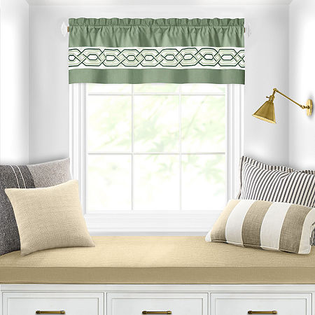 Click here for Achim Paige Rod Pocket Tailored Valance  One Size... prices