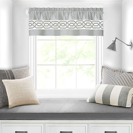 Click here for Achim Paige Rod Pocket Tailored Valance  One Size... prices