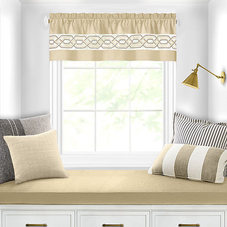 Click here for Achim Paige Rod Pocket Tailored Valance  One Size... prices