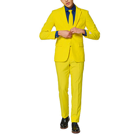 Click here for Opposuits Mens Slim Fit Solid Suit & Tie Set  46 R... prices