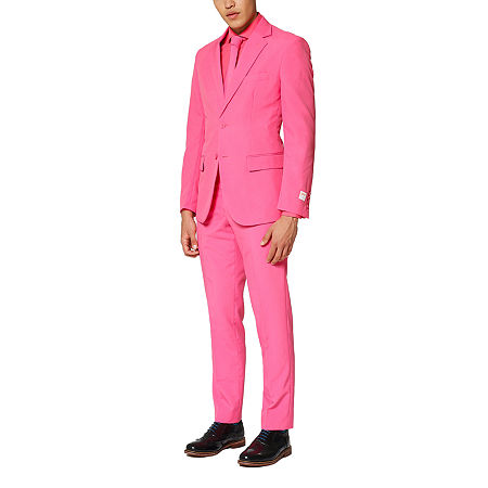 Click here for Opposuits Mens Slim Fit Solid Suit & Tie Set  38 R... prices
