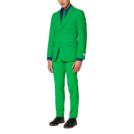 Click here for Opposuits Mens Slim Fit Solid Suit & Tie Set  42 R... prices