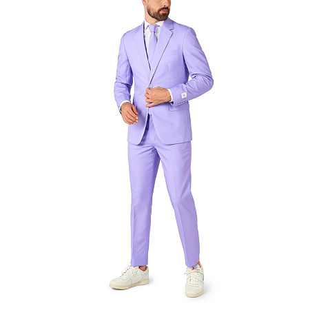 Click here for Opposuits Mens Slim Fit Solid Suit & Tie Set  46 R... prices