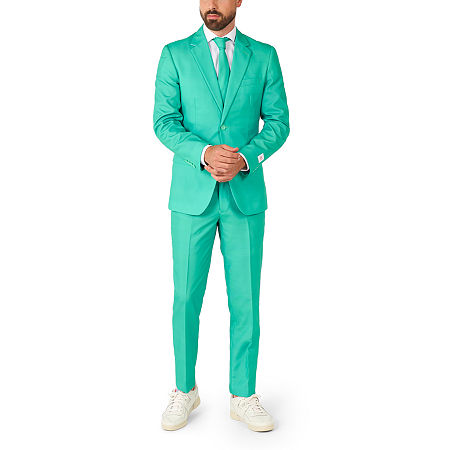 Click here for Opposuits Mens Slim Fit Solid Suit & Tie Set  48 R... prices