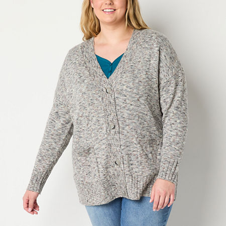 Click here for a.n.a Womens Long Sleeve Button Open Front Plus Ca... prices