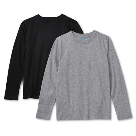 Click here for Thereabouts Little & Big Kid Boys Crew Neck Long S... prices