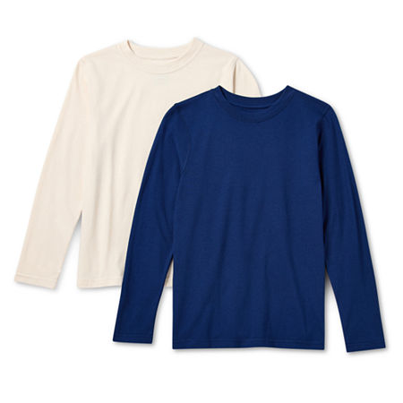 Click here for Thereabouts Little & Big Kid Boys Crew Neck Long S... prices