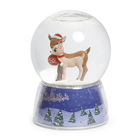 Click here for Roman 6in Musical Led Swirl Rudolph Dome Christmas... prices