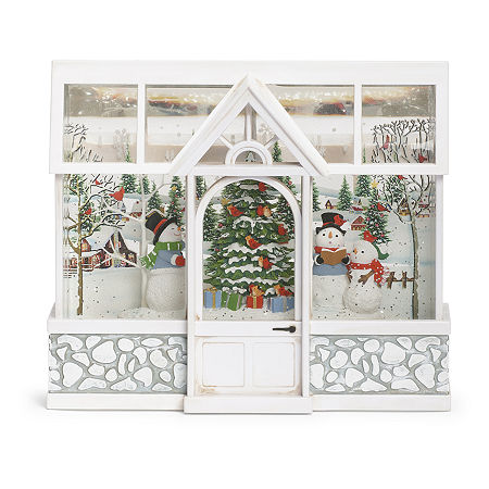 Click here for Roman 8in Led Swirl Snowman Choir Christmas Snow G... prices