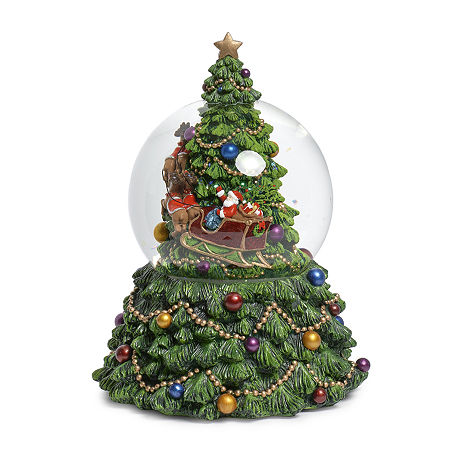 Click here for Roman 7.5 In Musical Tree Dome Santa Christmas Sno... prices