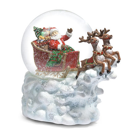 Click here for Roman 5.7 In Music Sleigh-Dome Christmas Snow Glob... prices
