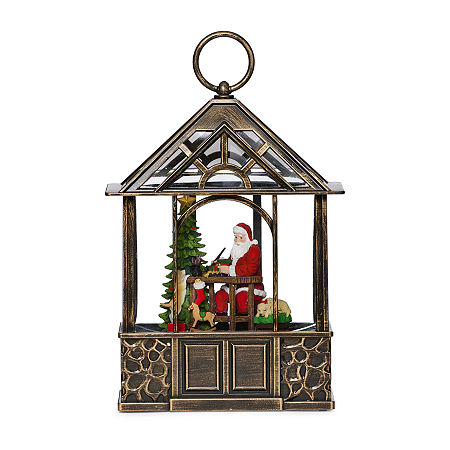 Click here for Roman 11in Lighted Swirl Gazebo Christmas Tabletop... prices